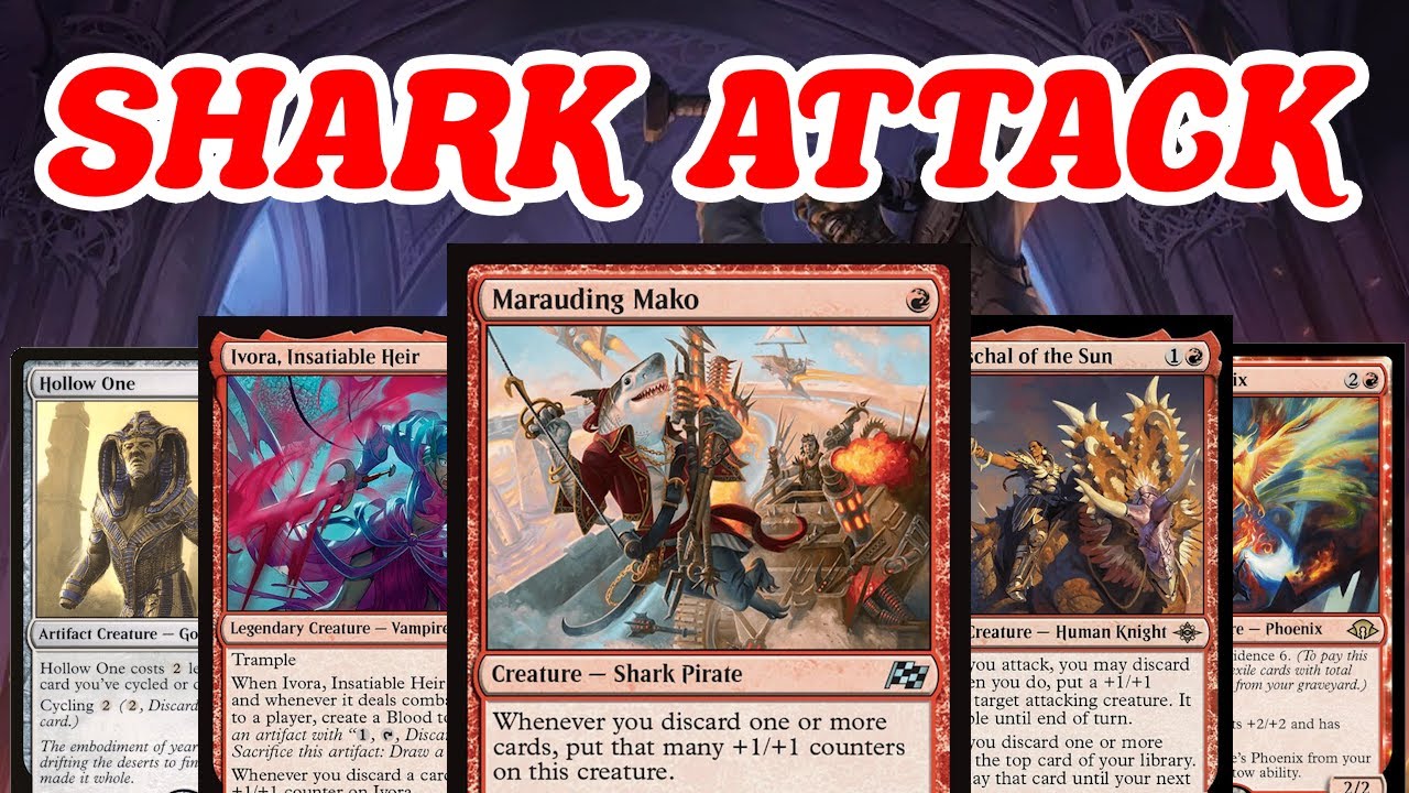 SHARK ATTACK! Legacy Monored Hollow One Aggro With Marauding Mako MTG ...