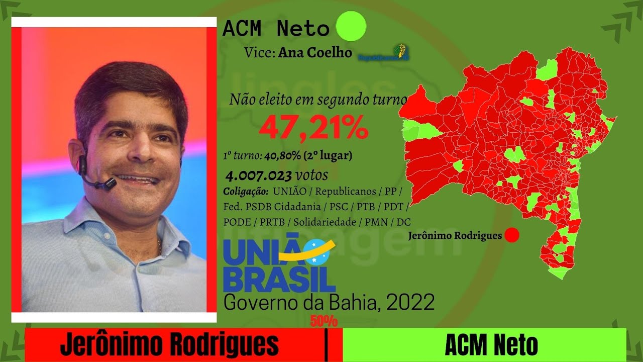 Jingle De Acm Neto Governo Da Bahia 2022 Youtube