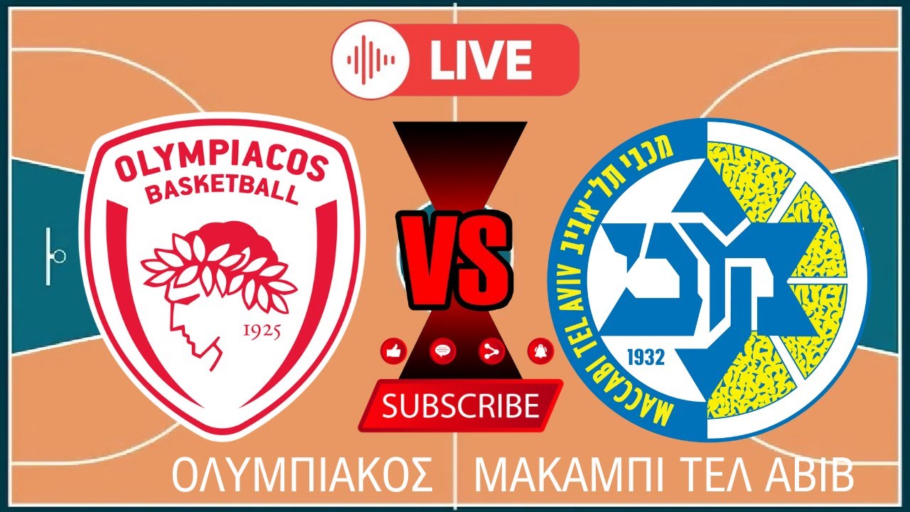 🔴 LIVE ΑΓΩΝΑΣ 🔴 ΟΛΥΜΠΙΑΚΟΣ - ΜΑΚΑΜΠΙ ΤΕΛ ΑΒΙΒ 18/01/2024 (21:15) # ...