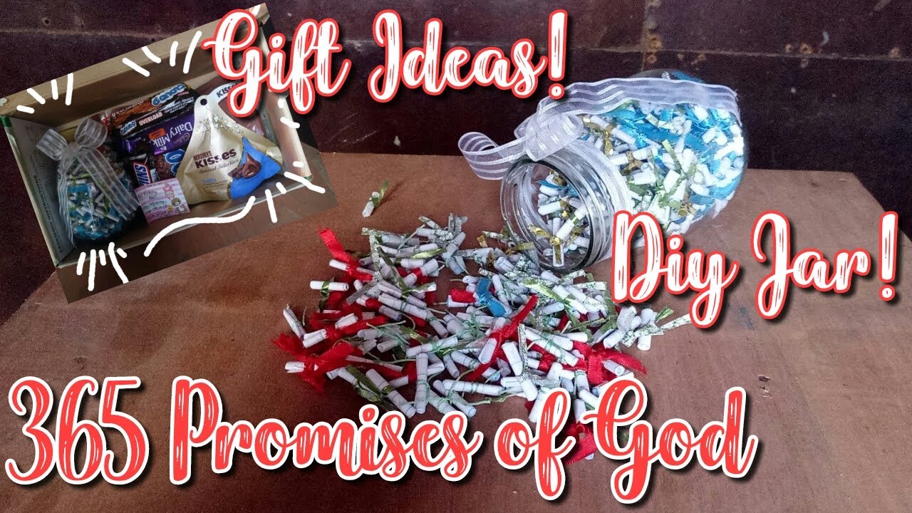 DIY MESSAGE JAR, 365 Bible Messages Jar | Gift Ideas for Birthdays ...