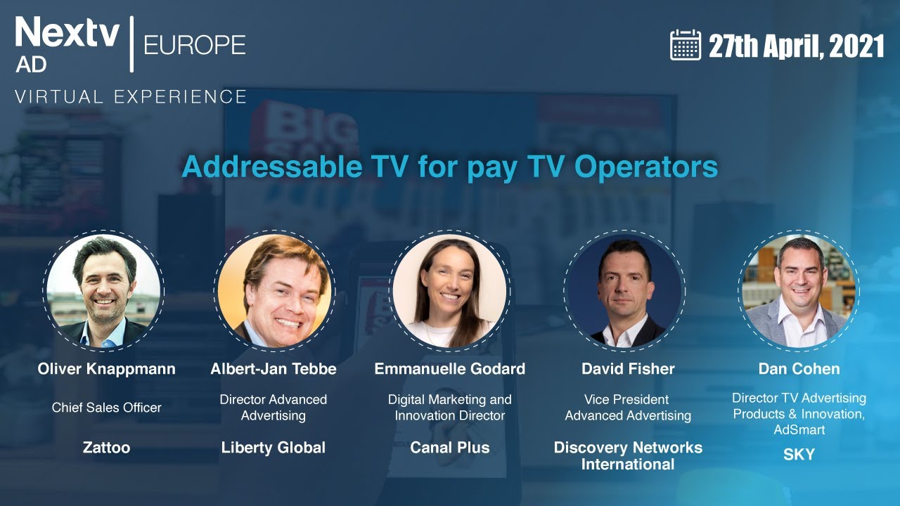 Nextv AD Europe 2021- Addressable TV for Pay TV Operators - YouTube