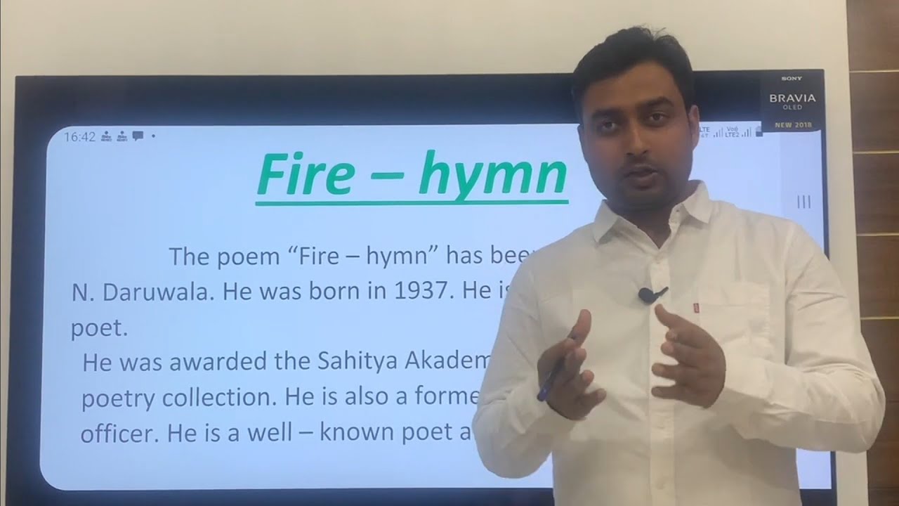 Fire hymn !! Summary !! class 12th English - YouTube