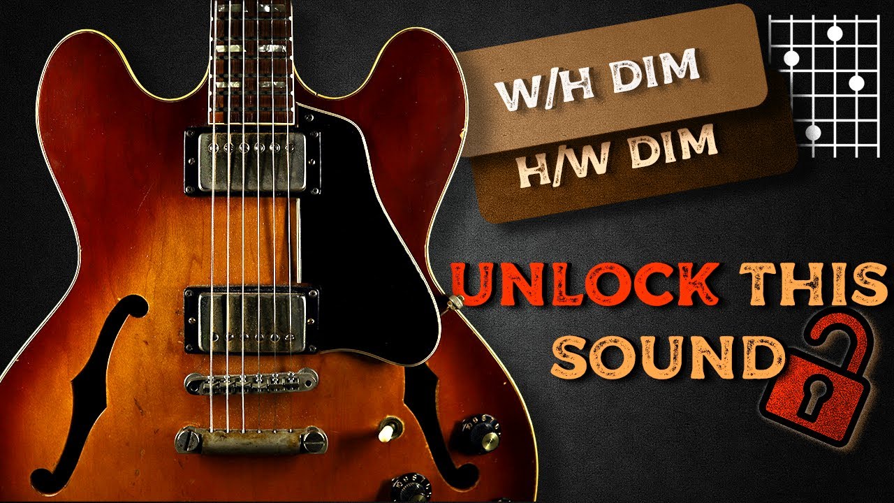 MASTER The Symmetrical Diminished Scale (Whole Half & Half Whole) - YouTube