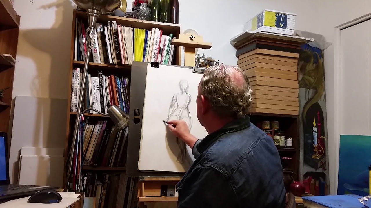 Drawing From a Model part 1 - YouTube