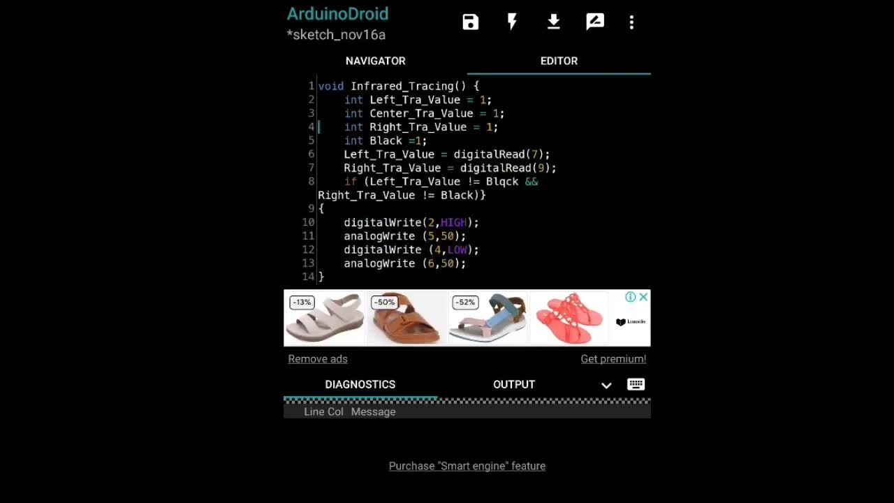 Basic Coding in Arduino droid - YouTube