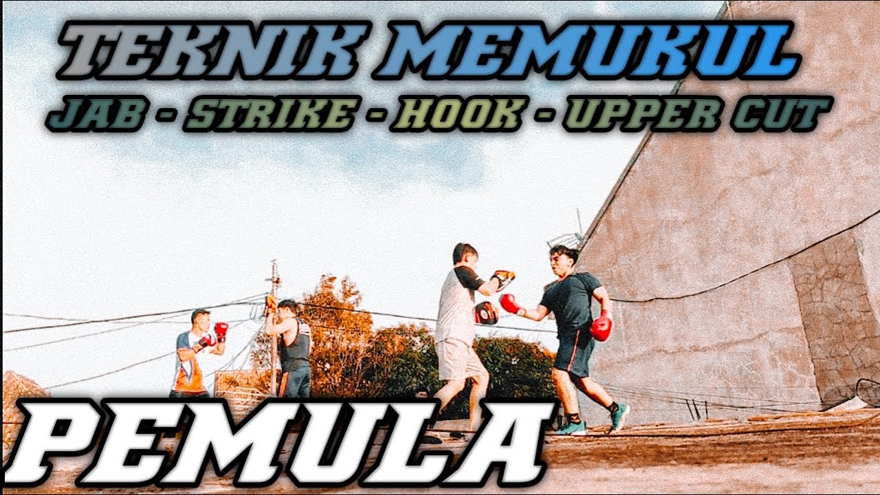BOXING WORKOUT PEMULA ( JAB-STRIKE-HOOK-UPPER CUT) - YouTube