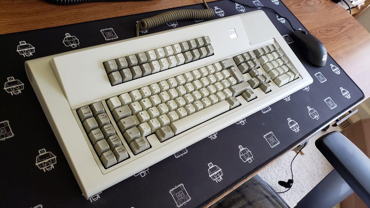 IBM Model F122 (PN: 6111079) Keyboard Typing Demo - YouTube