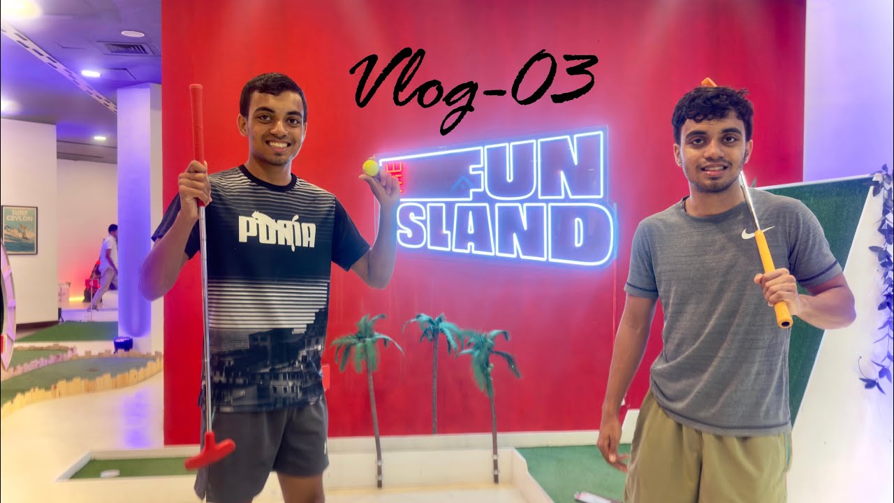 Vlog-03| Fun island with දගමල්ලෝ👨‍ ️‍👨….Part 01| Four Rush Vlogs💜#ccc # ...