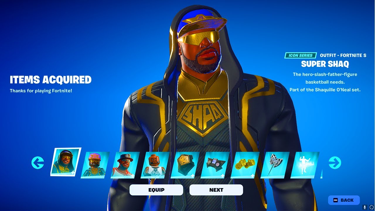 Purchasing SHAQ BUNDLE IN FORTNITE! - YouTube