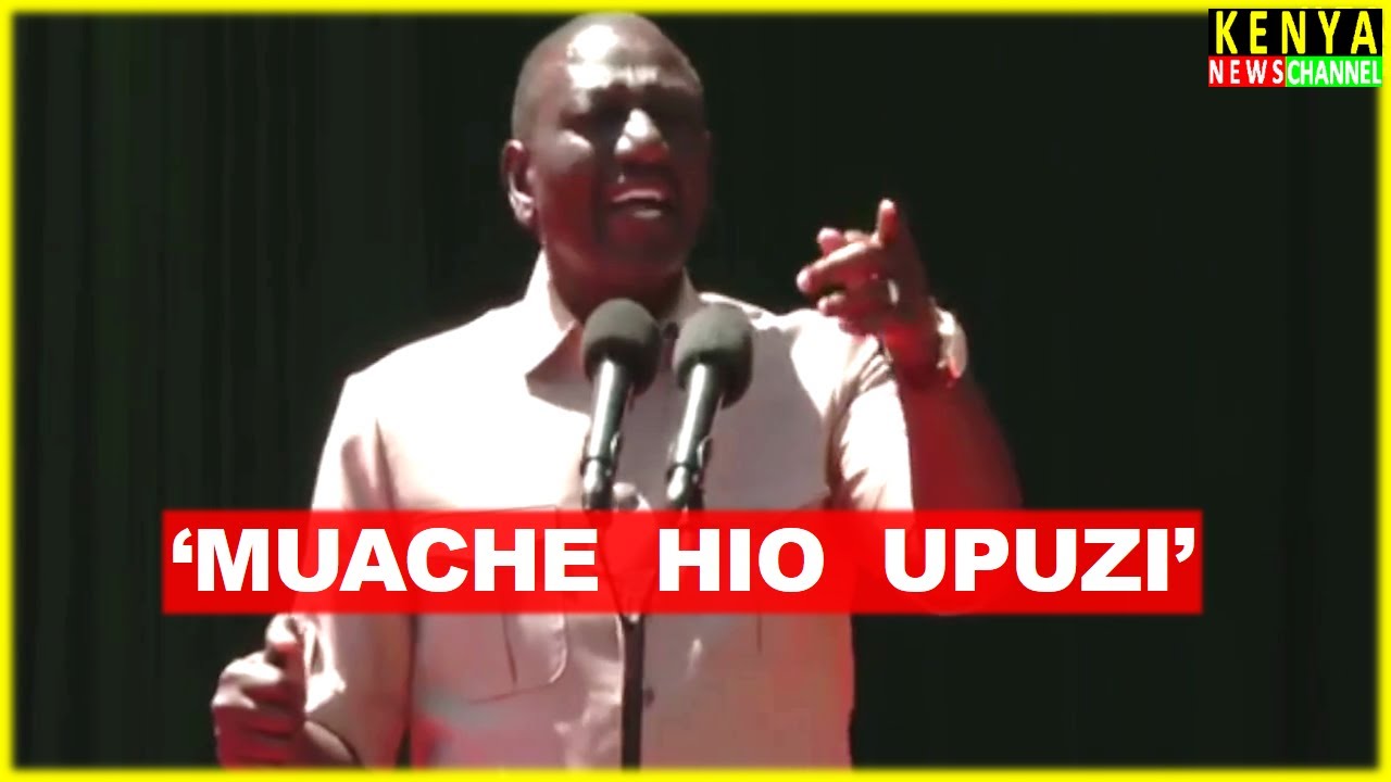 Ruto ANGRY speech today in Church at Kilgoris Narok - YouTube