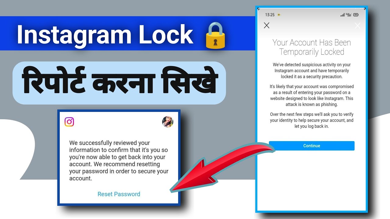 Unlock your Instagram Account / Your Instagram Account Is Temporarily ...