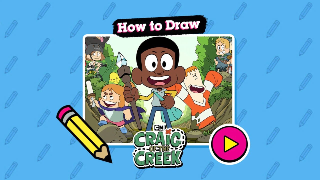 Craig of the Creek: How To Draw Craig - Finger Drawing Craig and Kit ...