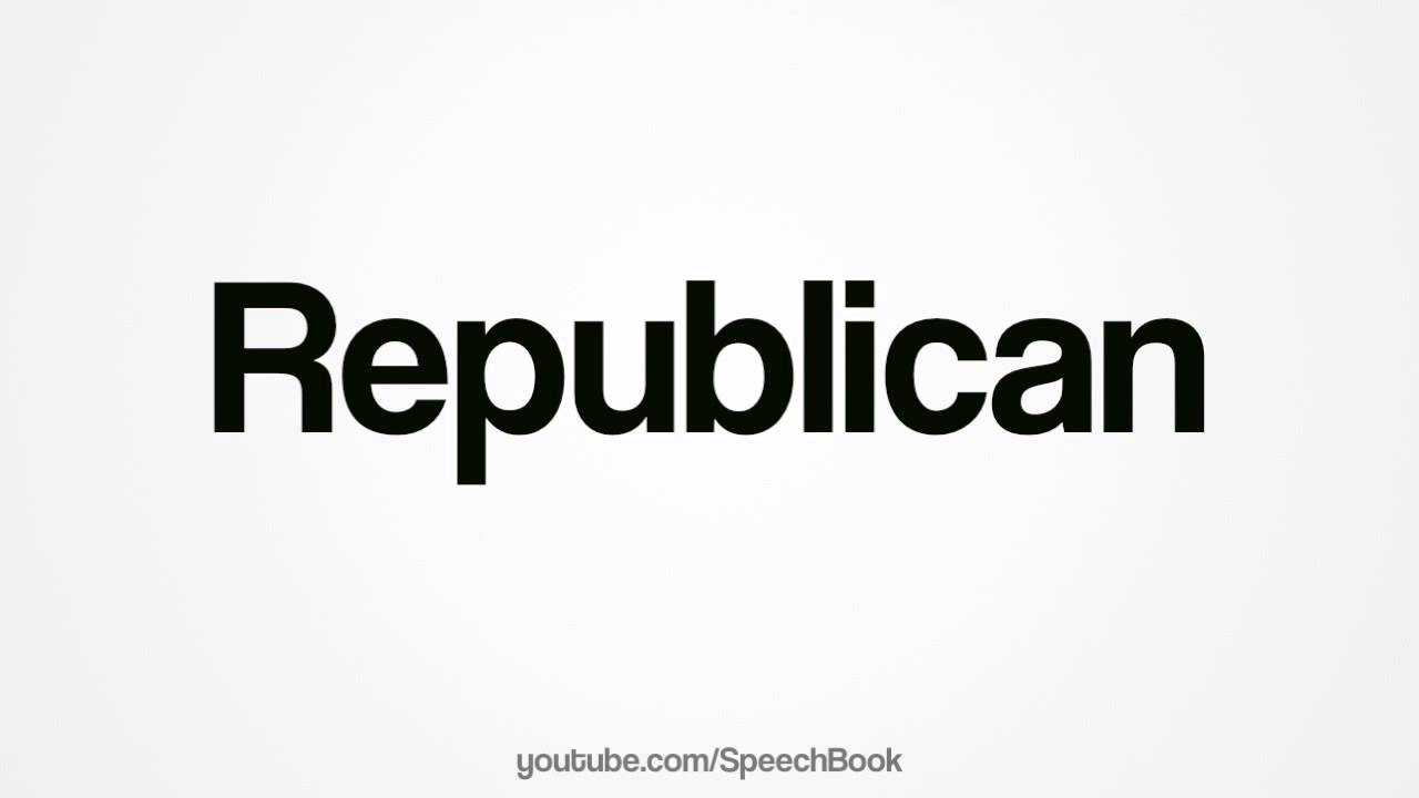 How to Pronounce Republican - YouTube