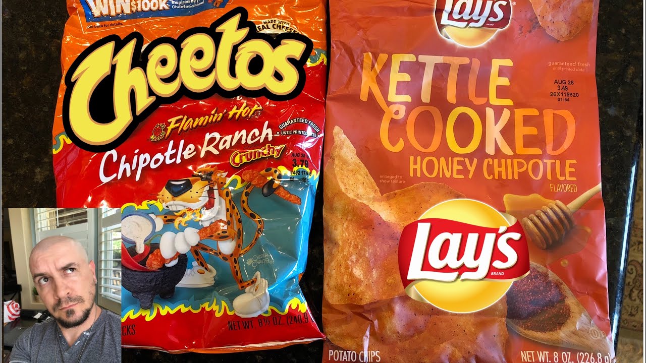 cheetos chipotle ranch y Lays honey chipotle - YouTube