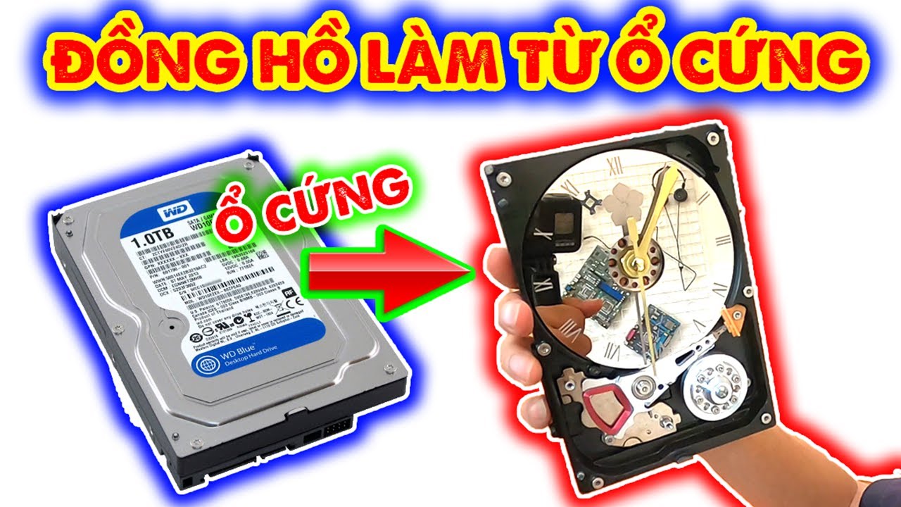 Cùng Xem Chiếc Đồng Hồ Làm Từ "Ổ Cứng" Của PC , Siêu Độc Và Lạ - Clock ...