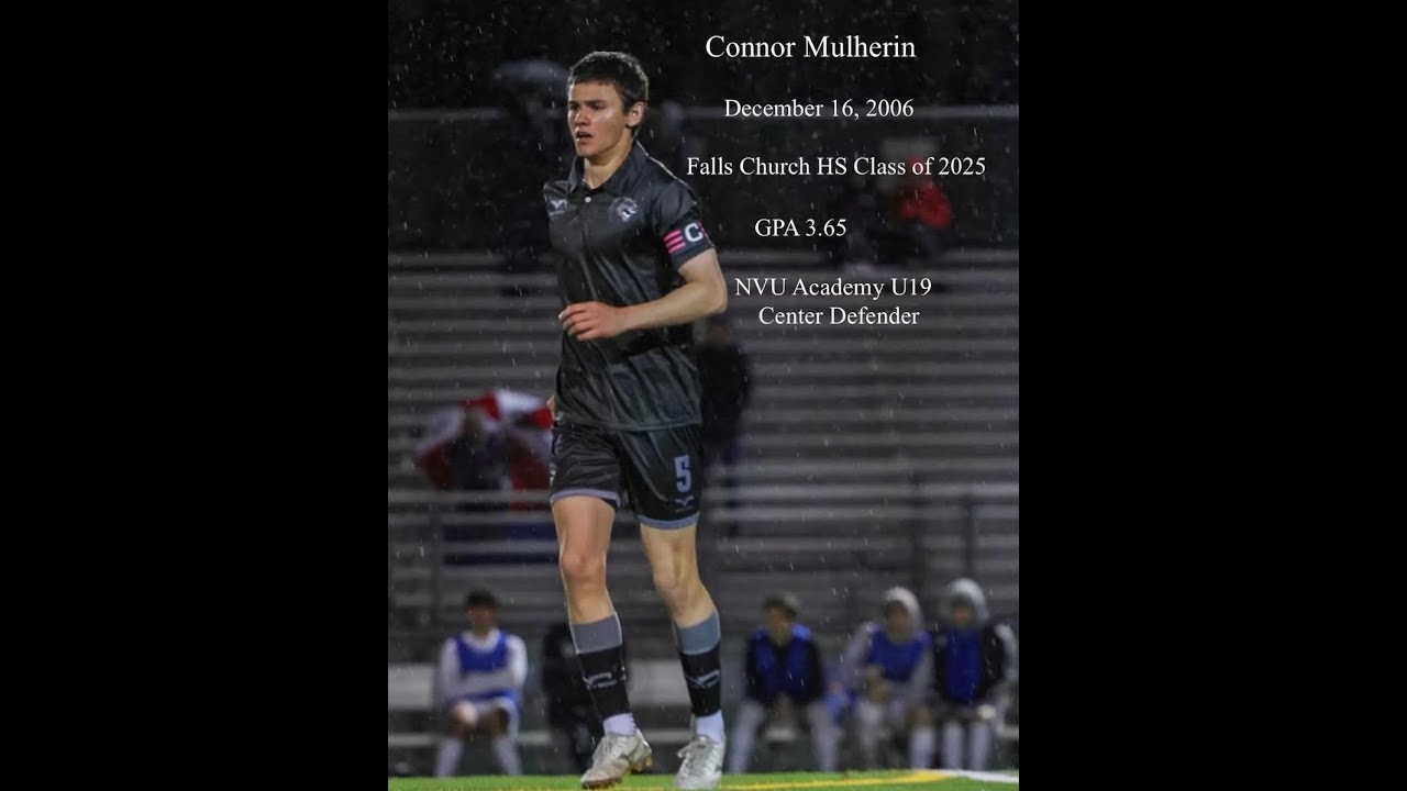 Connor Mulherin Class of 2025 Center Defender Soccer Highlights - YouTube