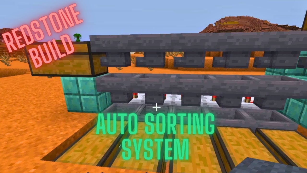 Redstone Build: Basic auto loot sorter! Works in 1.20 #minecraft - YouTube