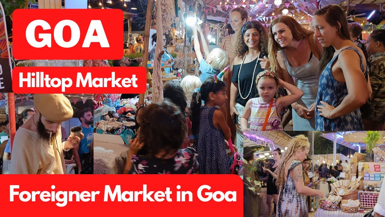 Goa Collective Bazaar, Hilltop, Vagator 2022 - YouTube