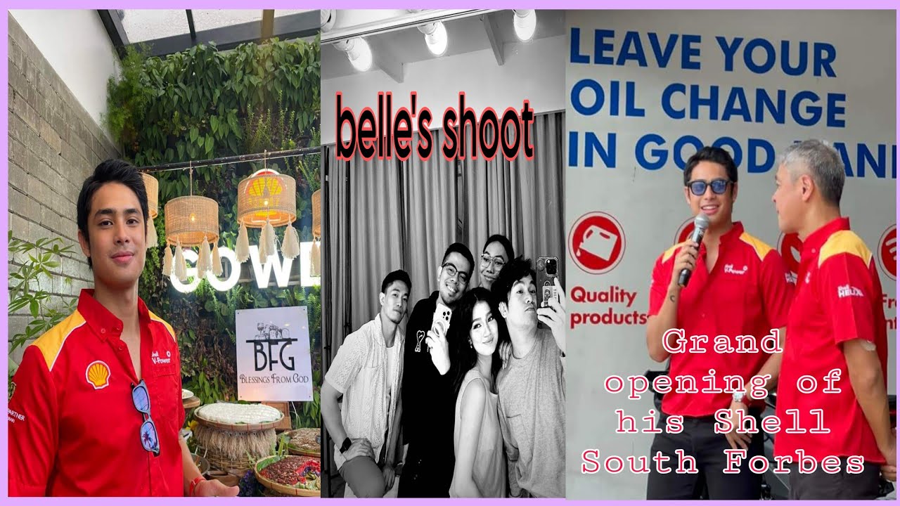 DonBelle update: DONNY on the Grand opening of his shell South Forbes and BELLE was on shoot ...