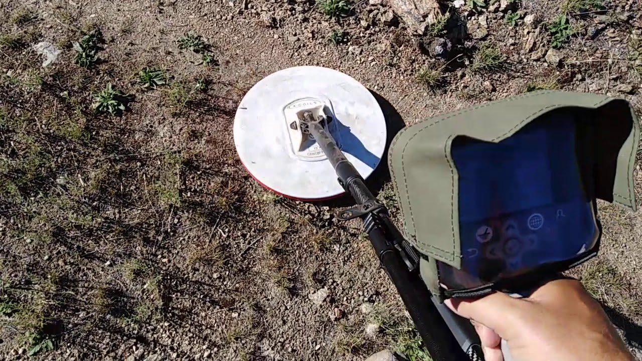 X-coils 15 inch Concentric Minelab GPZ coil under high voltage power ...