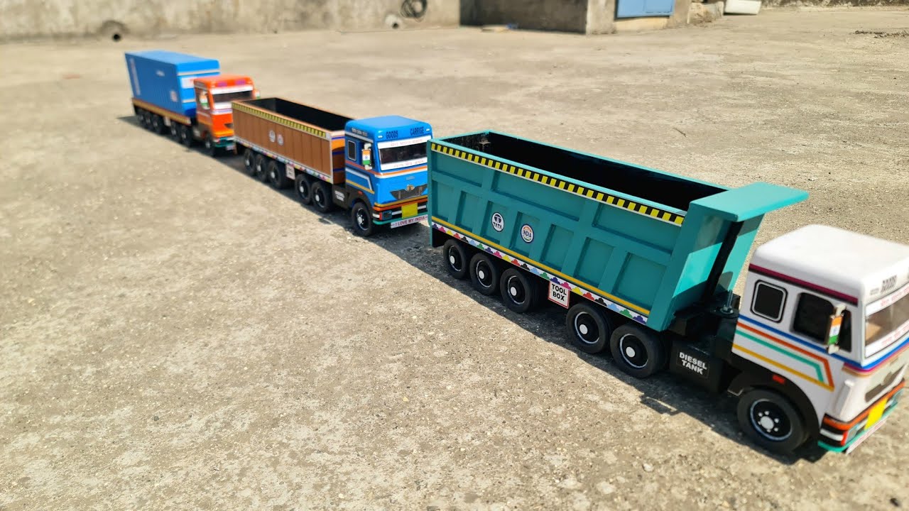 Tata Signa Trailer Truck | Tata Signa Trailer Tipper | Tata Gadi Video ...