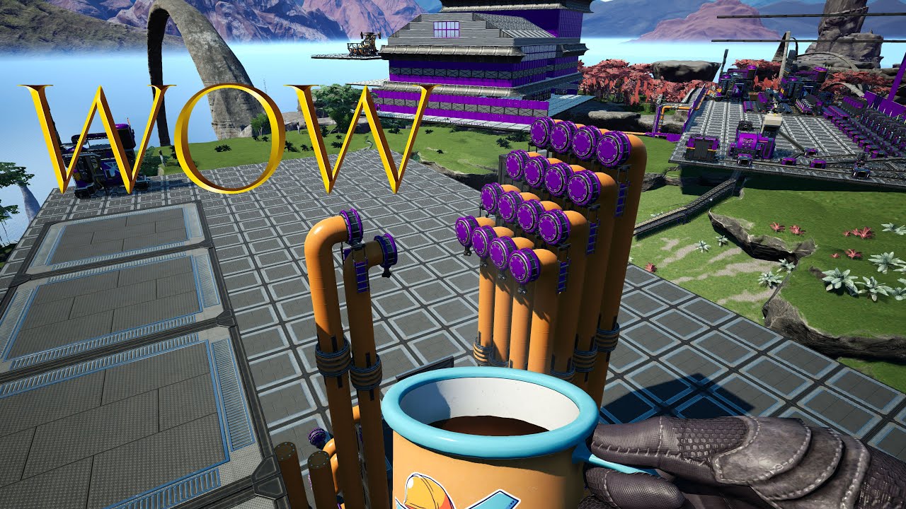 Satisfactory Vertical Pipe Tutorial! With and Without Smart! mod - YouTube