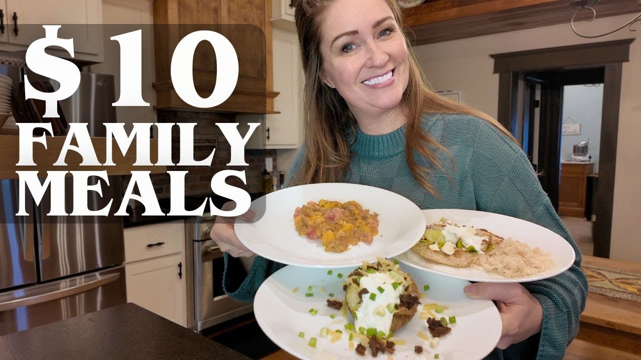 5 Family Meals for $10 or Less (Part 1) - YouTube