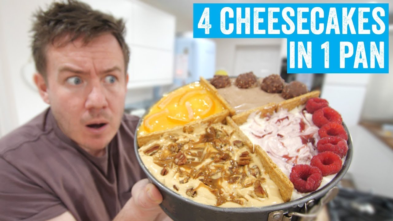Tasty's '4 Cheesecakes in 1 Pan' | Barry tries #10 - YouTube