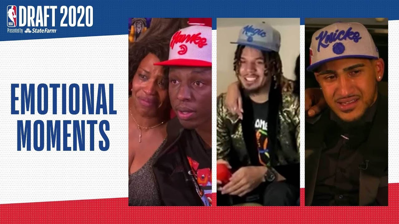 Heartfelt and Emotional Moments | 2020 #NBADraft - YouTube
