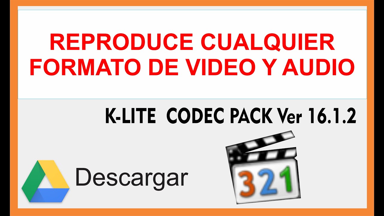 Reproduce Cualquier Formato de Audio y Video con klite codec pack V16.1 ...