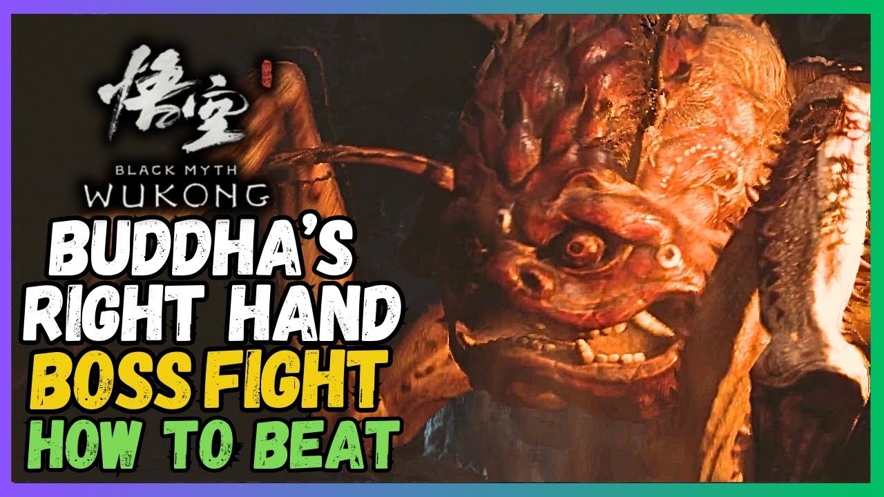 Buddha's Right Hand boss fight in Black Myth Wukong - YouTube
