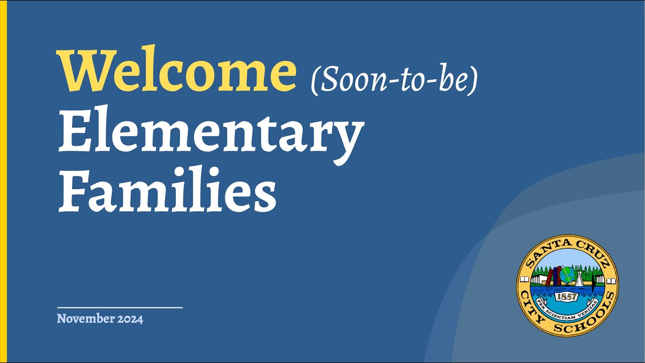 Elementary Preview 2024 (Recorded) - YouTube