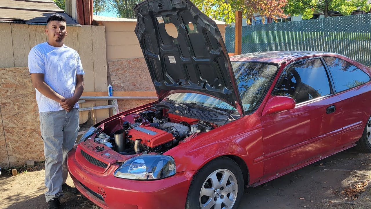 FINISH THE TURBO CIVIC EM1// READY FOR THE STREET - YouTube