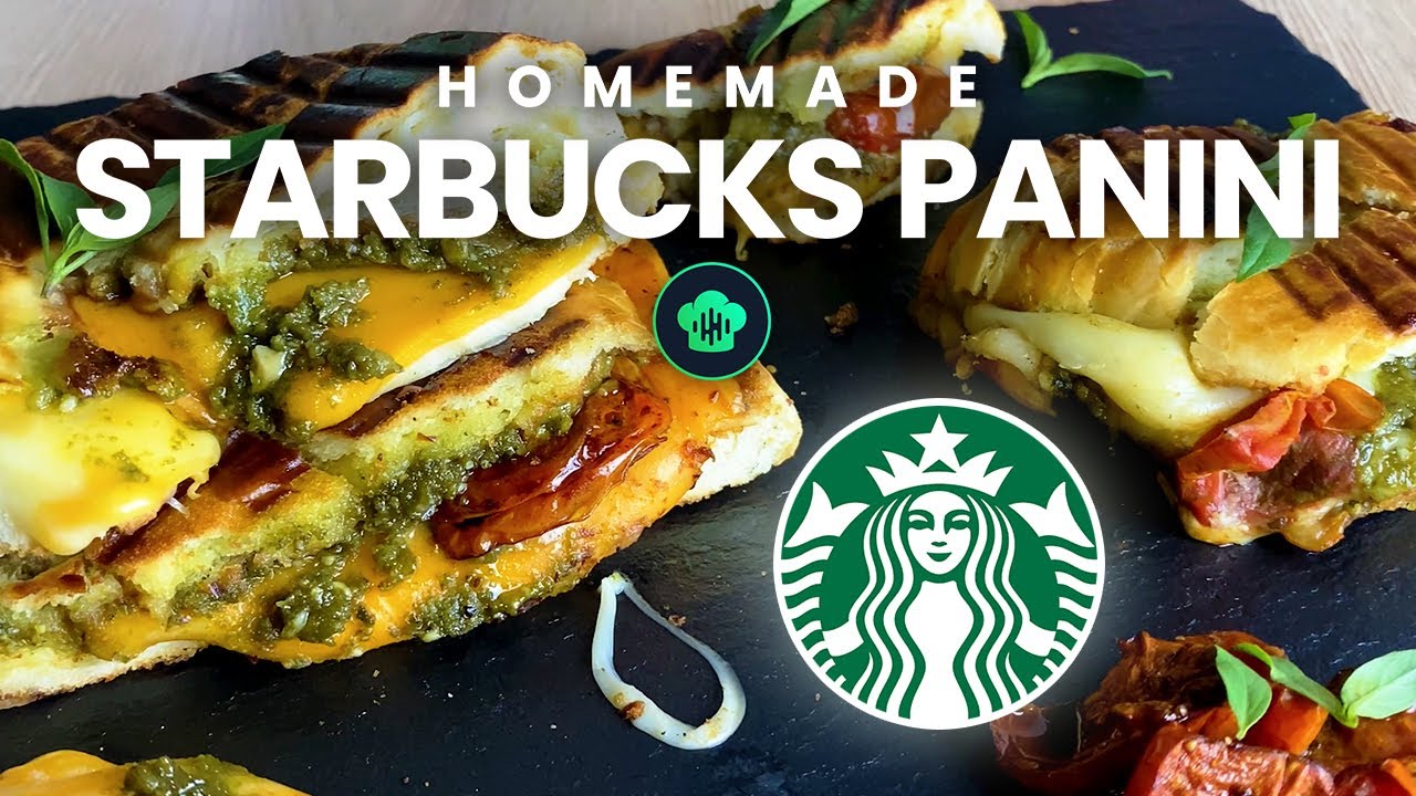 Homemade STARBUCKS Tomato & Mozzarella Panini | Copycat Starbucks ...