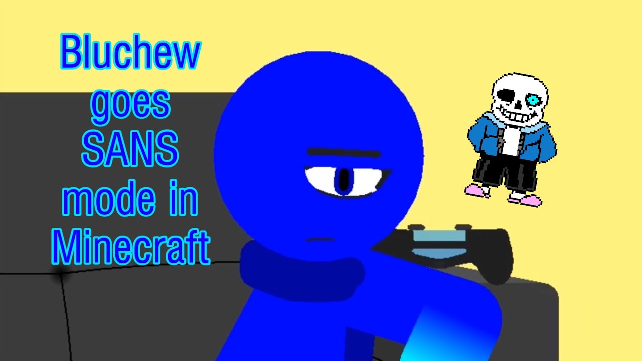 Minecraft - Bluchew goes SANS mode - YouTube