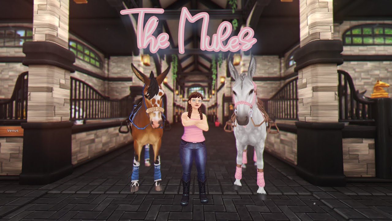 checking out the mules in Star Stables update. - YouTube
