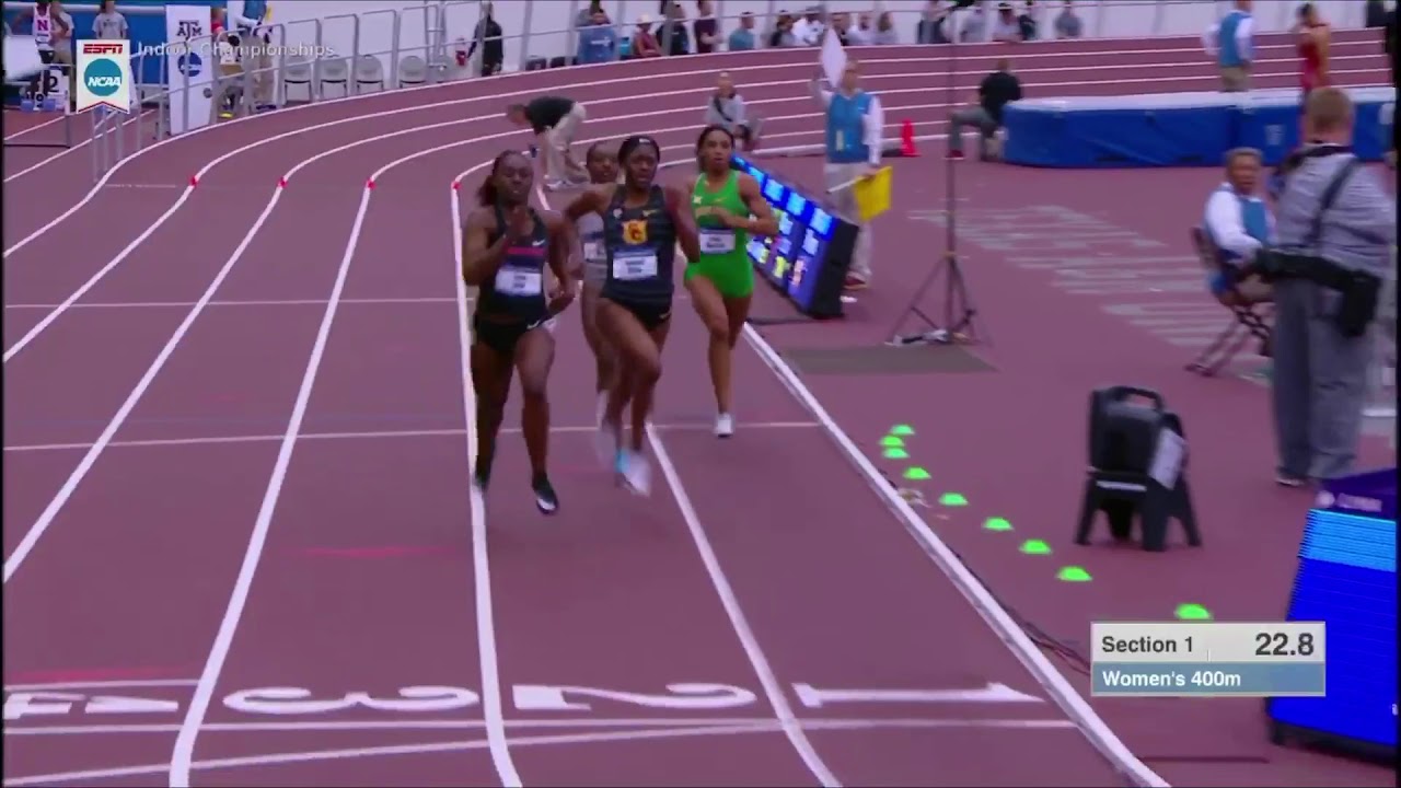 Kendall Ellis - 2018 NCAA Indoor 400m Final - YouTube