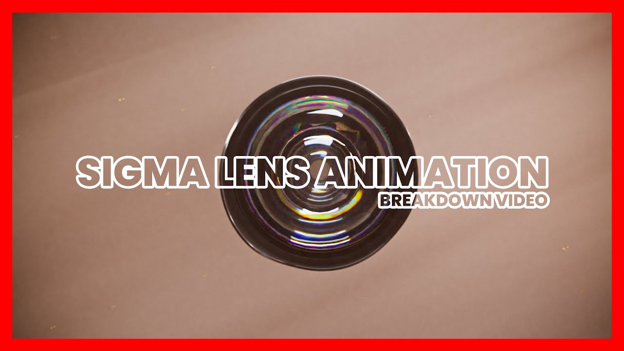 Sigma Lens Animation | Breakdown Video | Blender Octane - YouTube