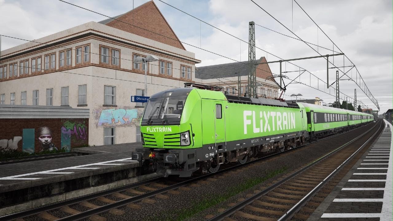 Train Sim World 5 Flixtrain BR 193 Vectron Kinzigtalbahn AFB SIFA PZB ...