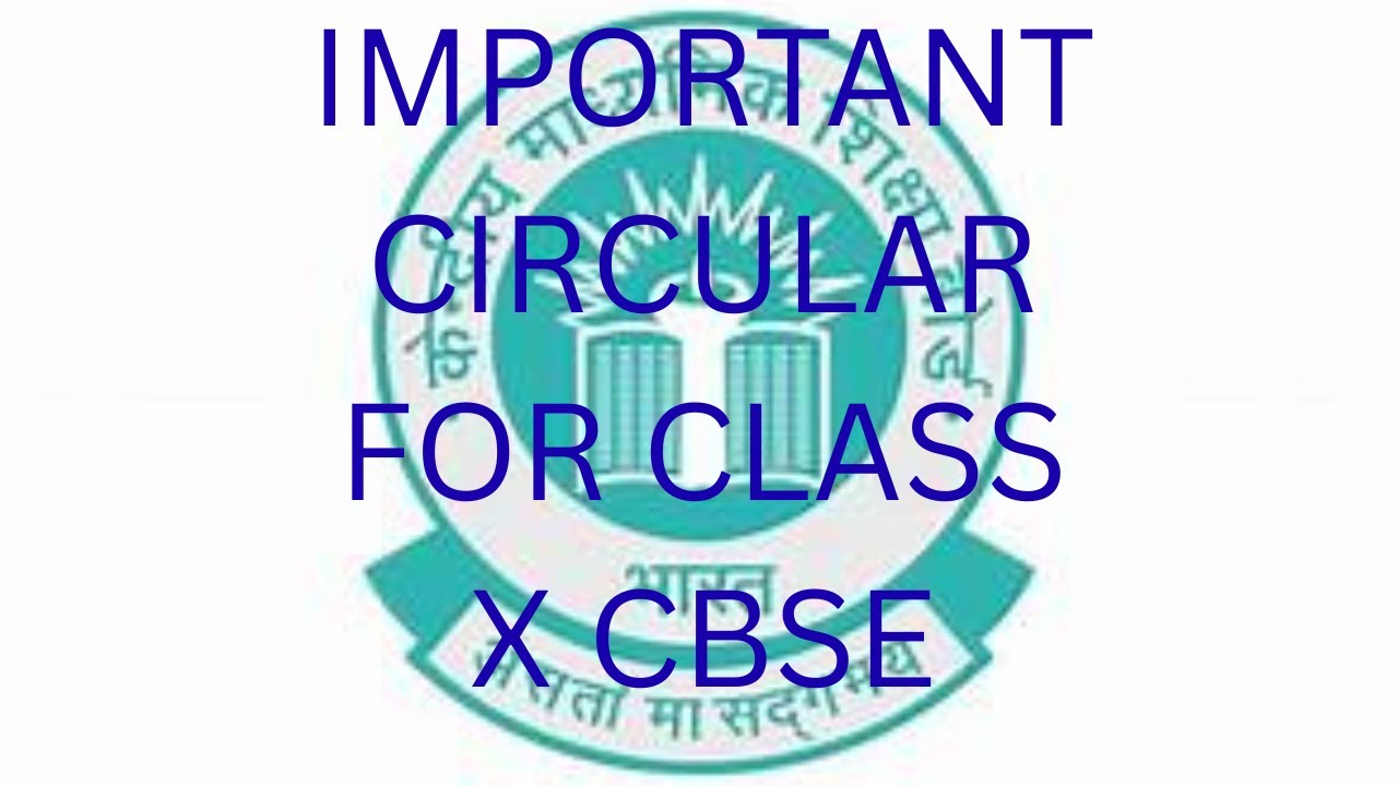 Important Circular for class 10 CBSE for Science and Social Science ...