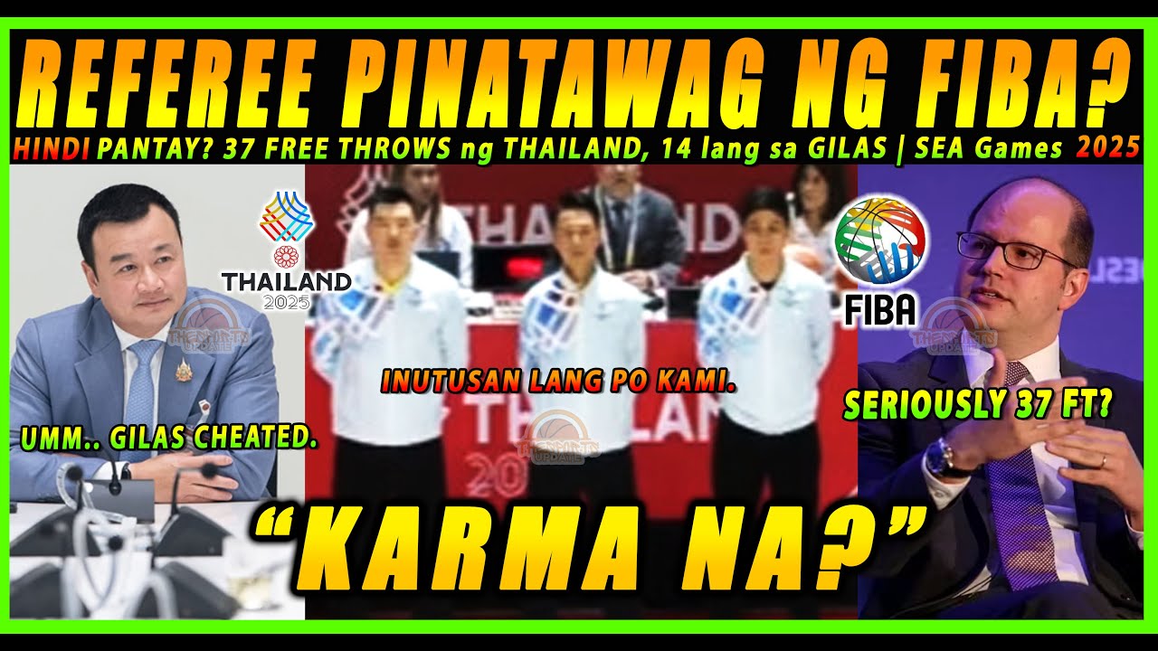 NAKO PO! REFEREE PINATAWAG NANAG FIBA? | HINDI PANTAY? 37 FREE THROWS ...