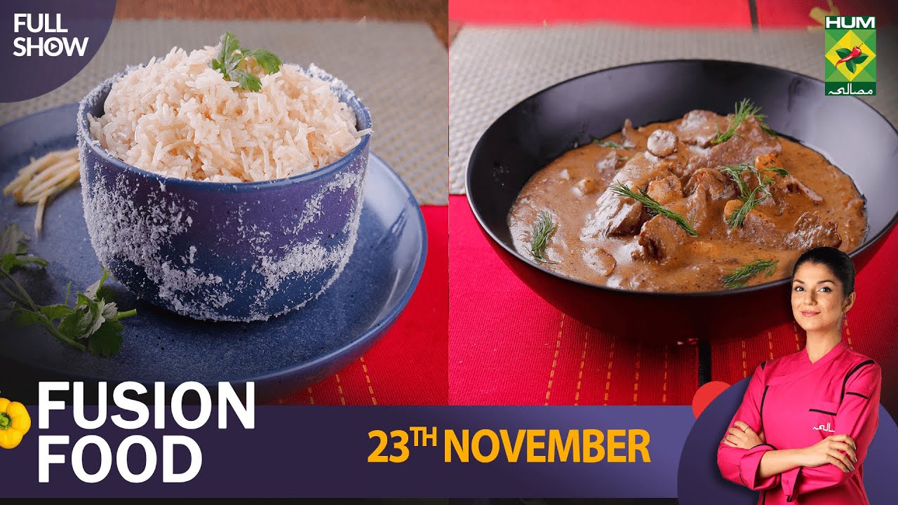 Fusion Food - 23 Nov 2022 - Recipes: Beef Stroganoff & Coconut Ginger ...