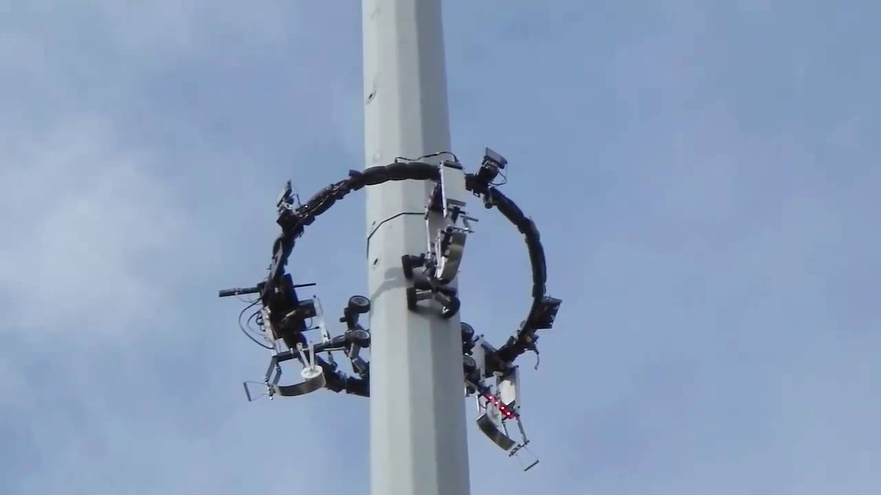 High Mast Light Pole Video Inspection System - YouTube