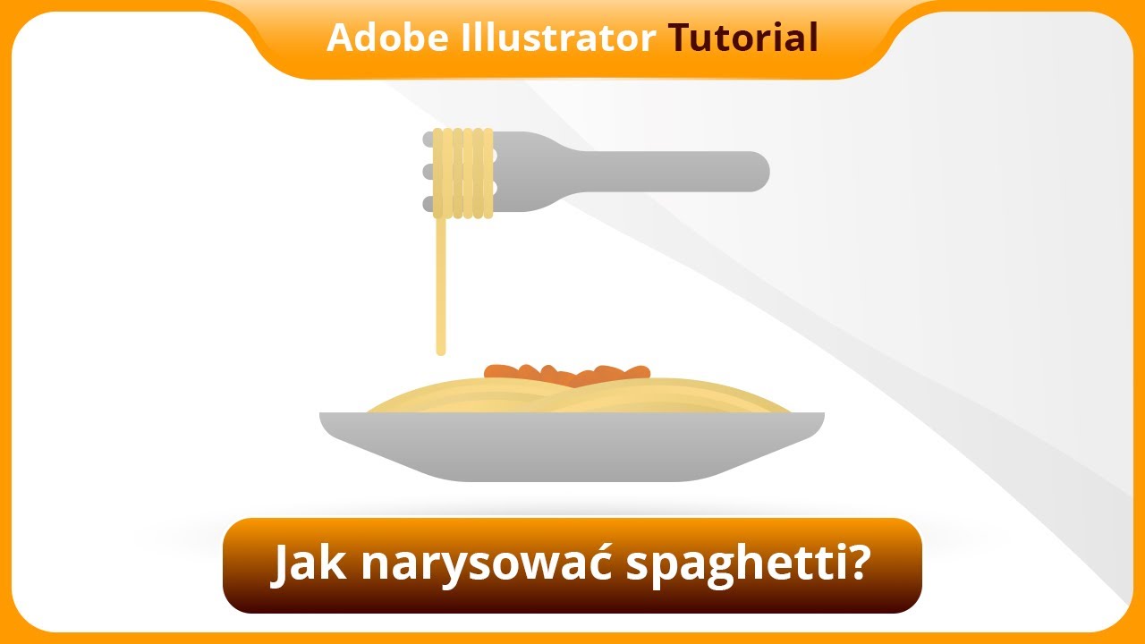 Jak narysować spaghetti? | Adobe Illustrator Tutorial - YouTube