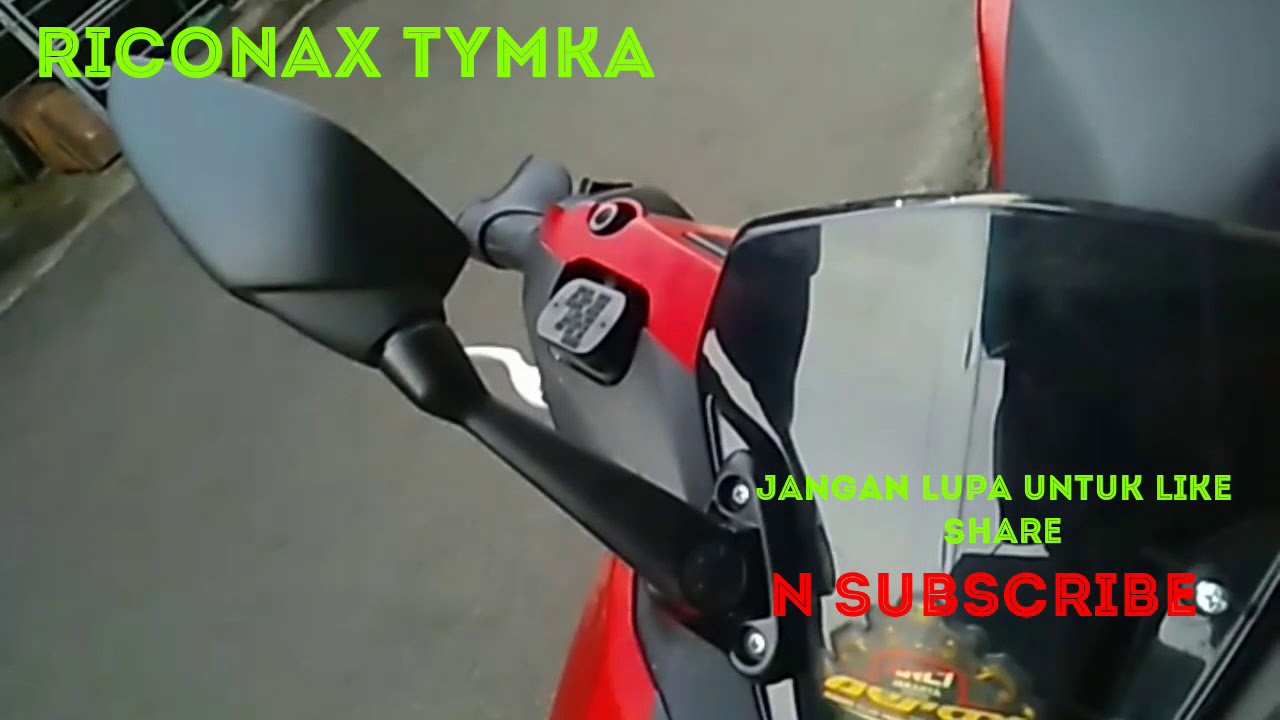 Pasang Spion R15 V3 Di Aerox 155 VVA. Jadi Kayak Kumbang KABUTO - YouTube