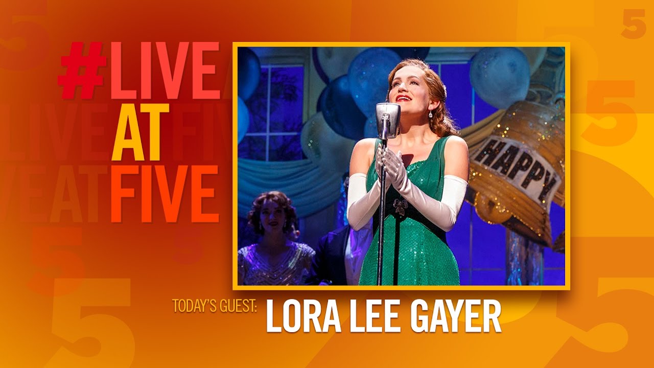 Broadway.com #LiveatFive with Lora Lee Gayer of HOLIDAY INN - YouTube