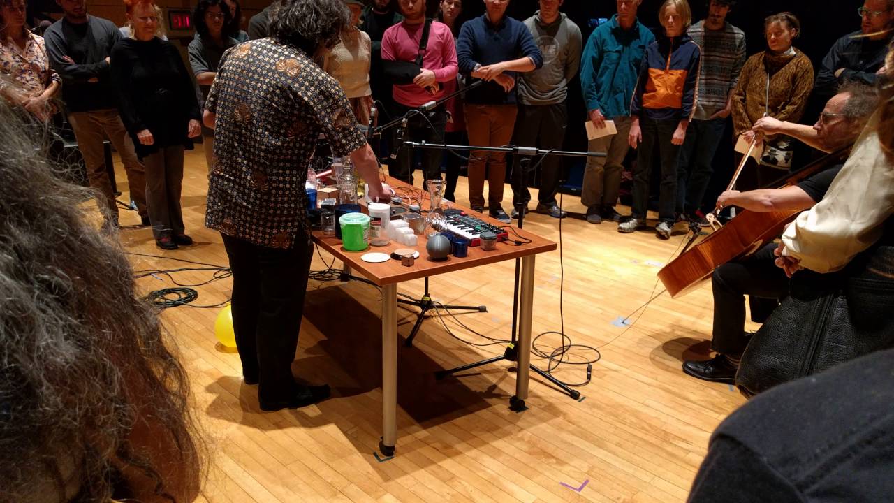 Tod Machover and his PhD student Akito van Troyer play innovative ...