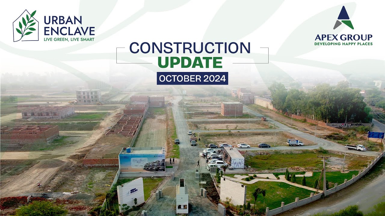 Urban Enclave Lahore Development Update - October 2024 - YouTube