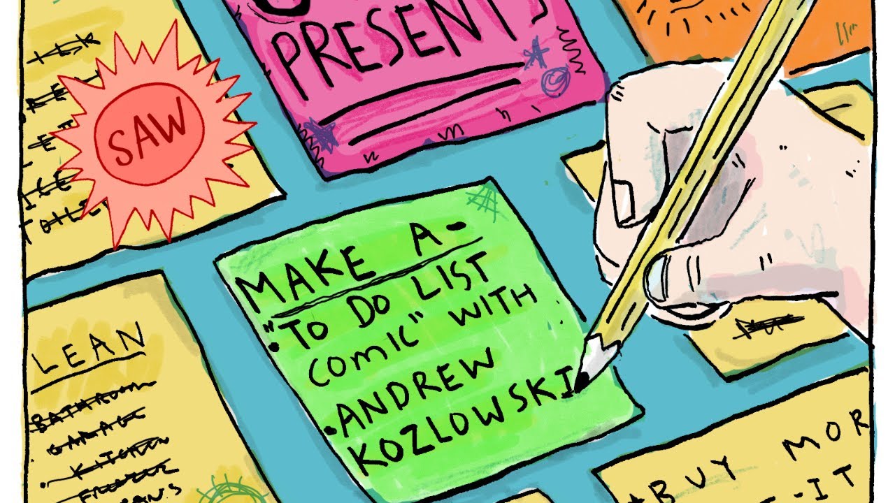 Make a To-Do List Comic with Andrew Kozlowski - SAW Free Friday Night ...
