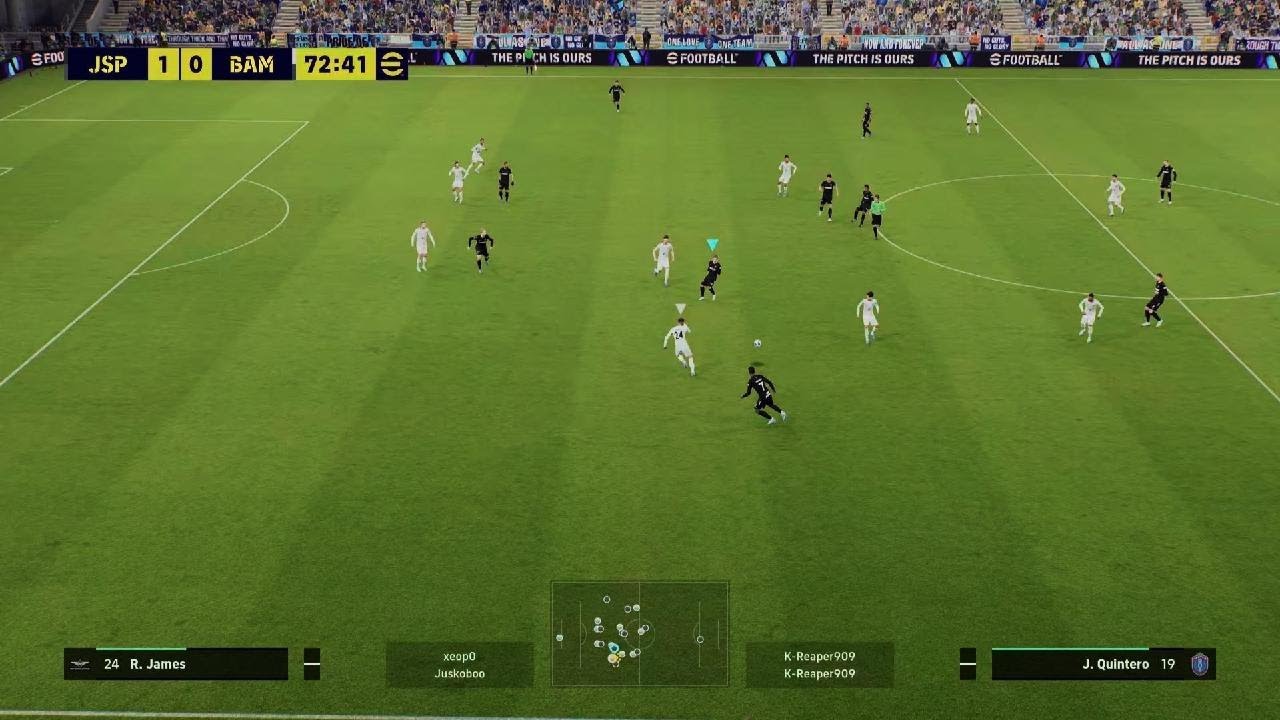 EFootball 2024:: Maxing out the long pass power gauge is perfect pass ...